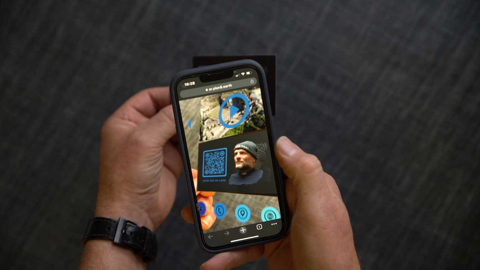 AR Business Cards - PLAN8